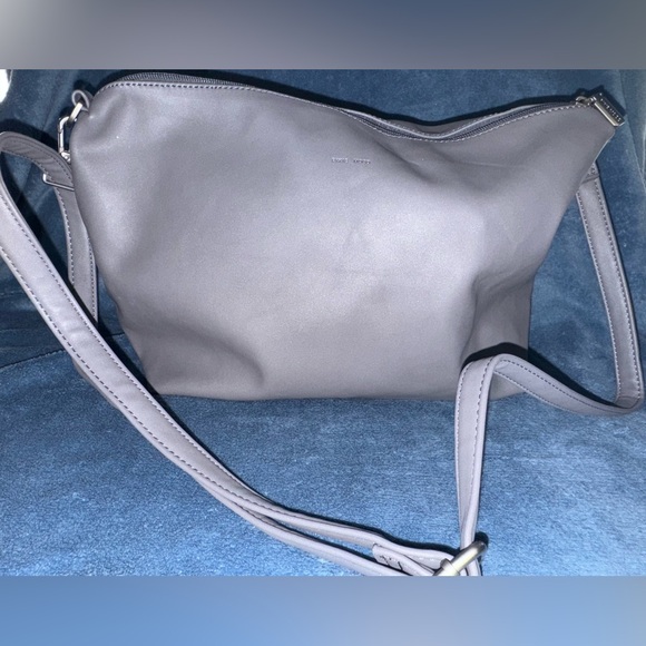 Pixie Mood | Bags | Pixie Mood Nude Light Gray Vegan Leather Crossbody Bag Purse | Poshmark